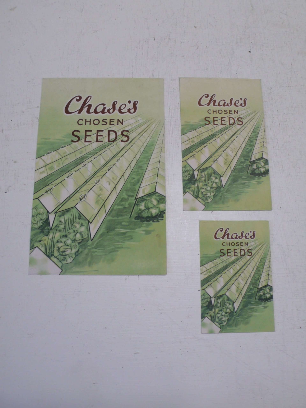 Set of Chase Seed Packets – Garden & Wood